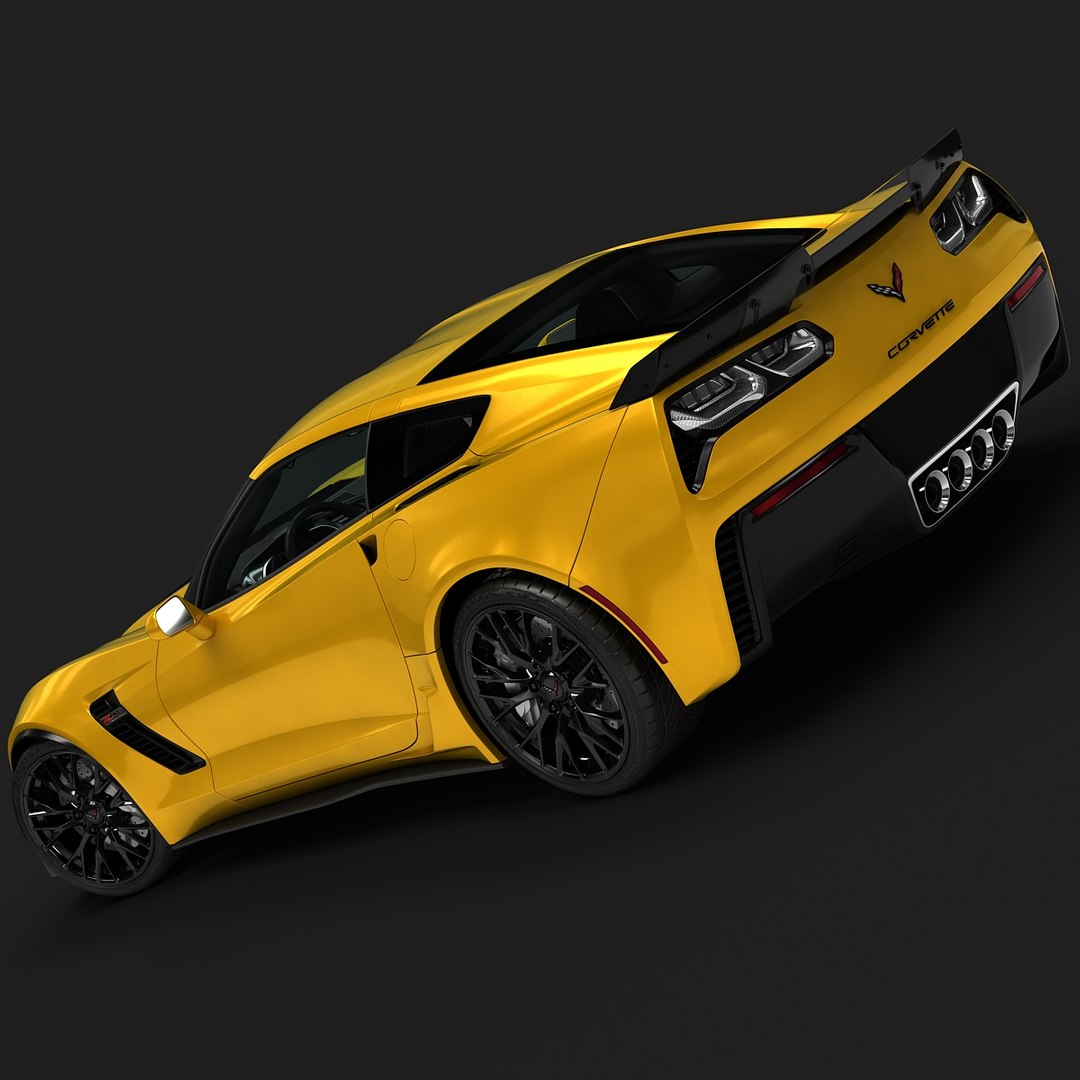 2015 Corvette Z06 3d Model