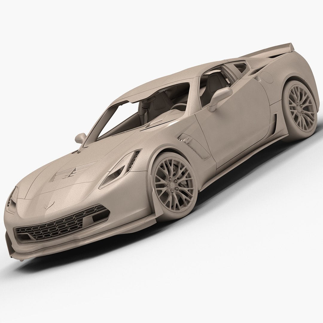 2015 Corvette Z06 3d Model