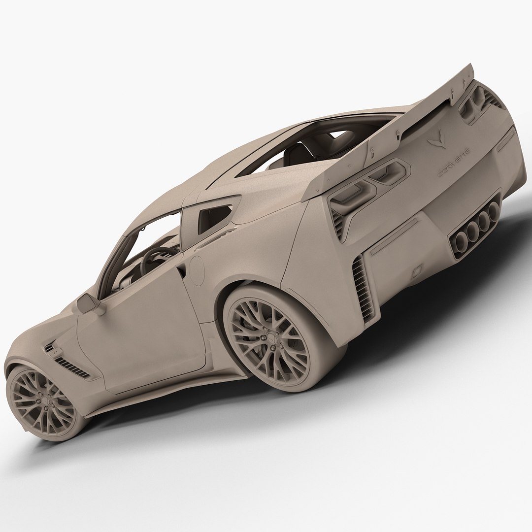 2015 Corvette Z06 3d Model