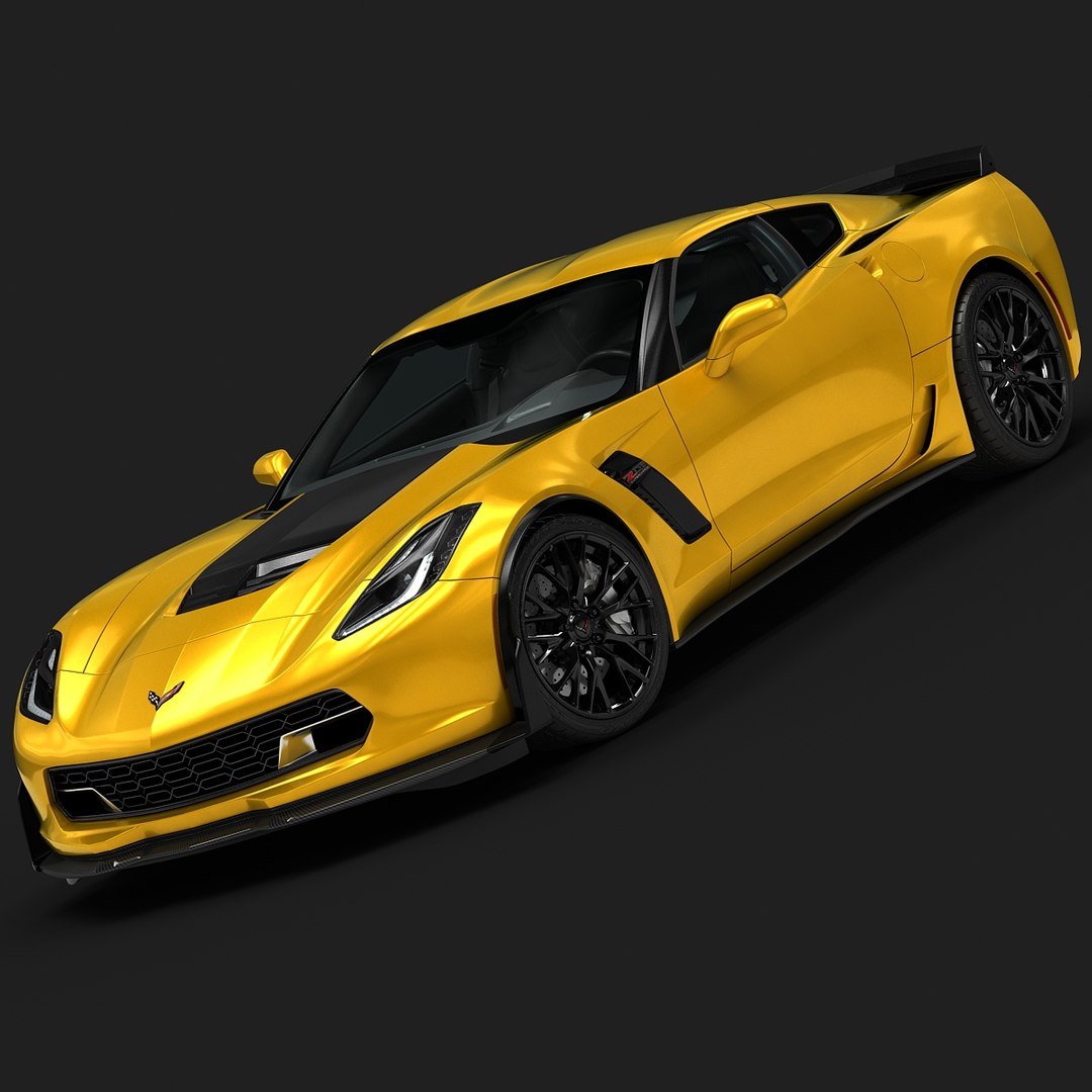 2015 corvette z06 3d model