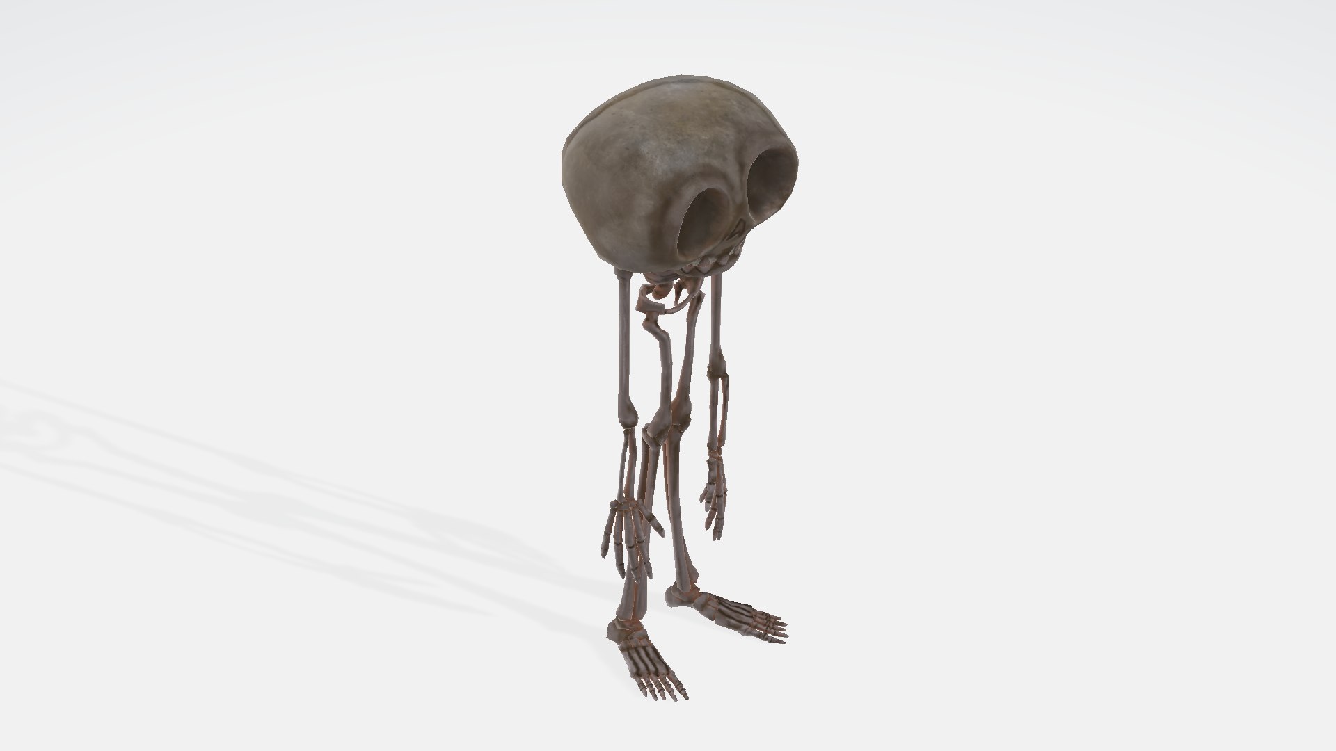 Alien Skeleton 3D Model - TurboSquid 2368945
