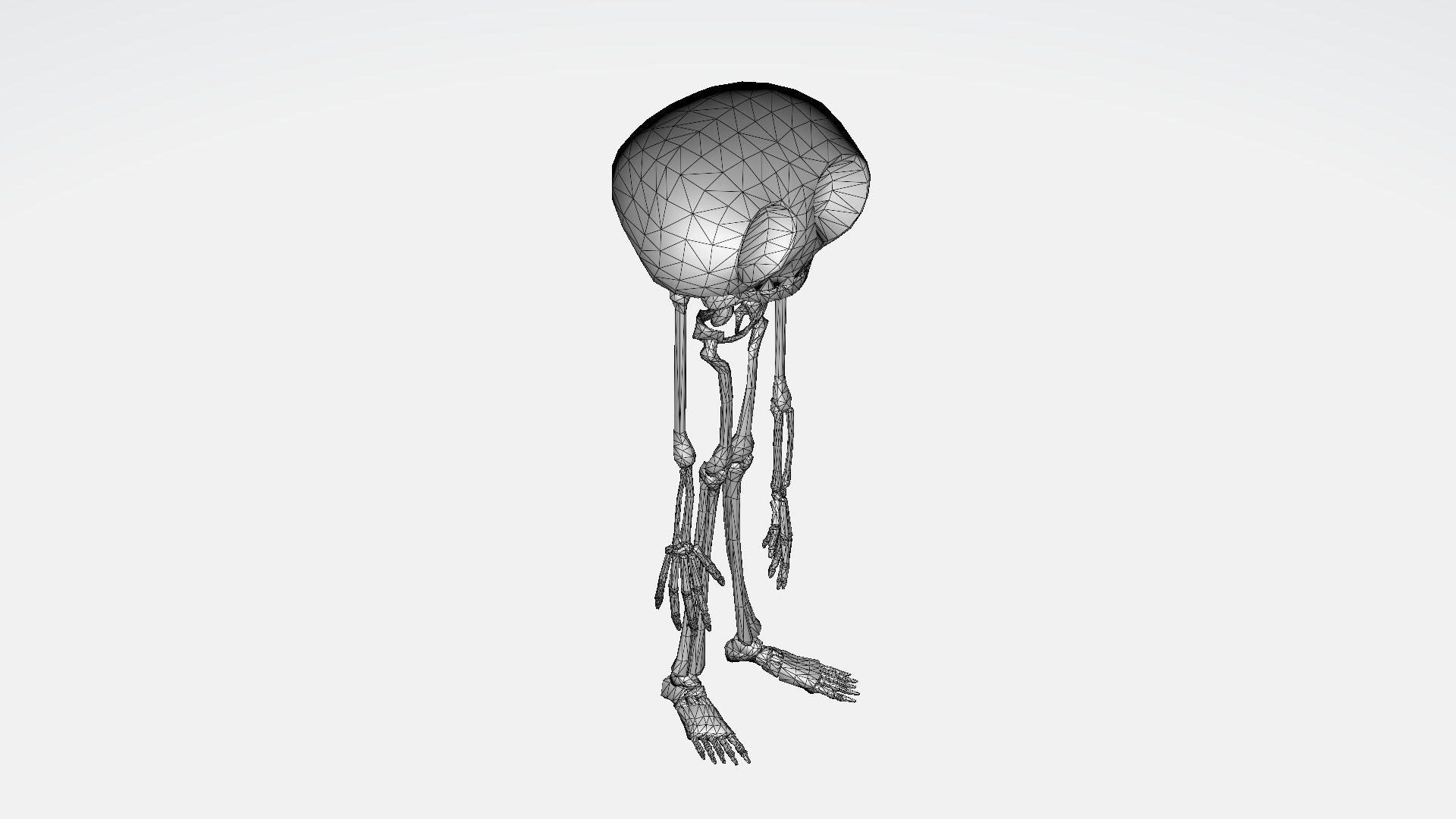 Alien Skeleton 3D Model - TurboSquid 2368945