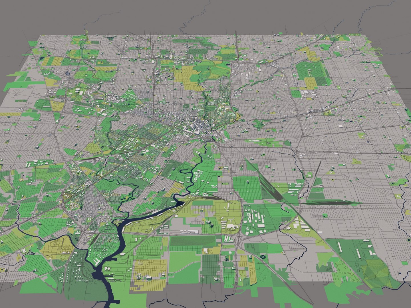 City Houston 3D Model - TurboSquid 1429247