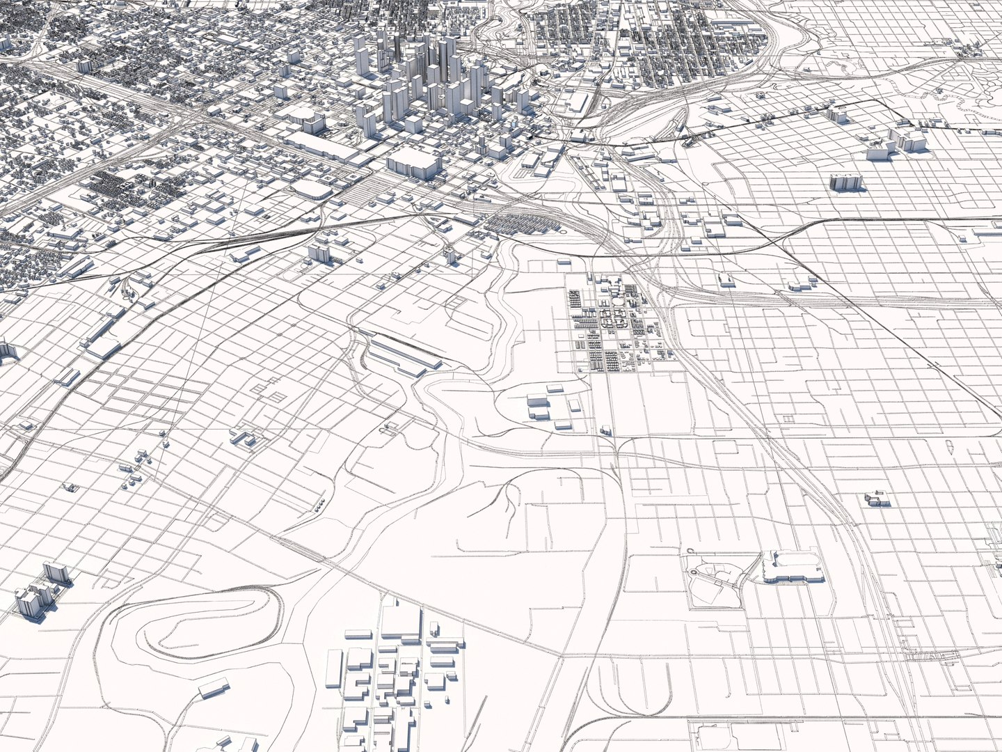 City Houston 3D Model - TurboSquid 1429247