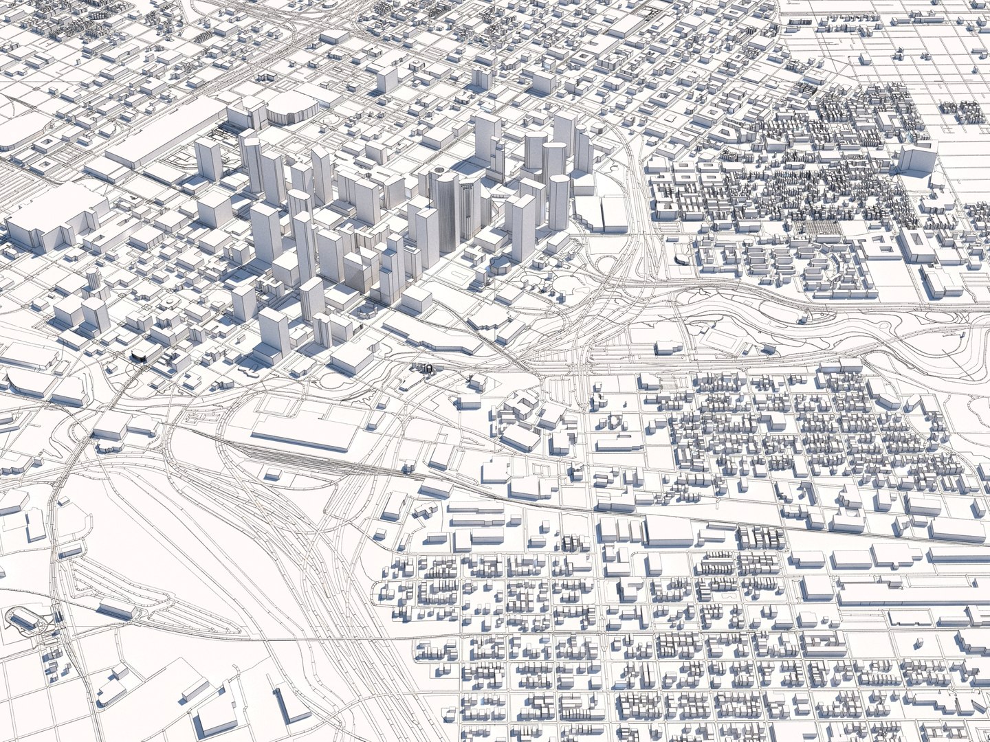 City Houston 3D Model - TurboSquid 1429247