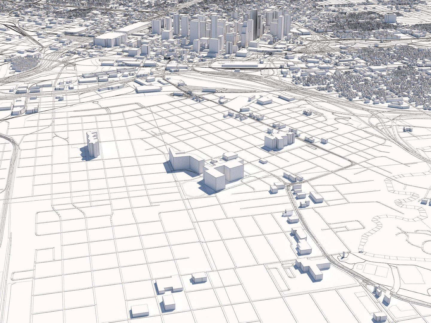 City Houston 3D Model - TurboSquid 1429247