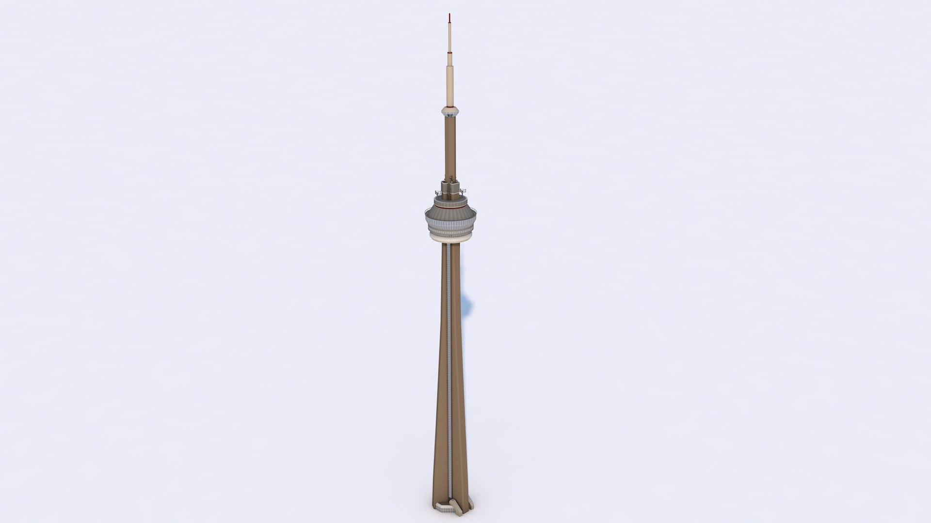 3D Toronto CN Tower Model - TurboSquid 2228889