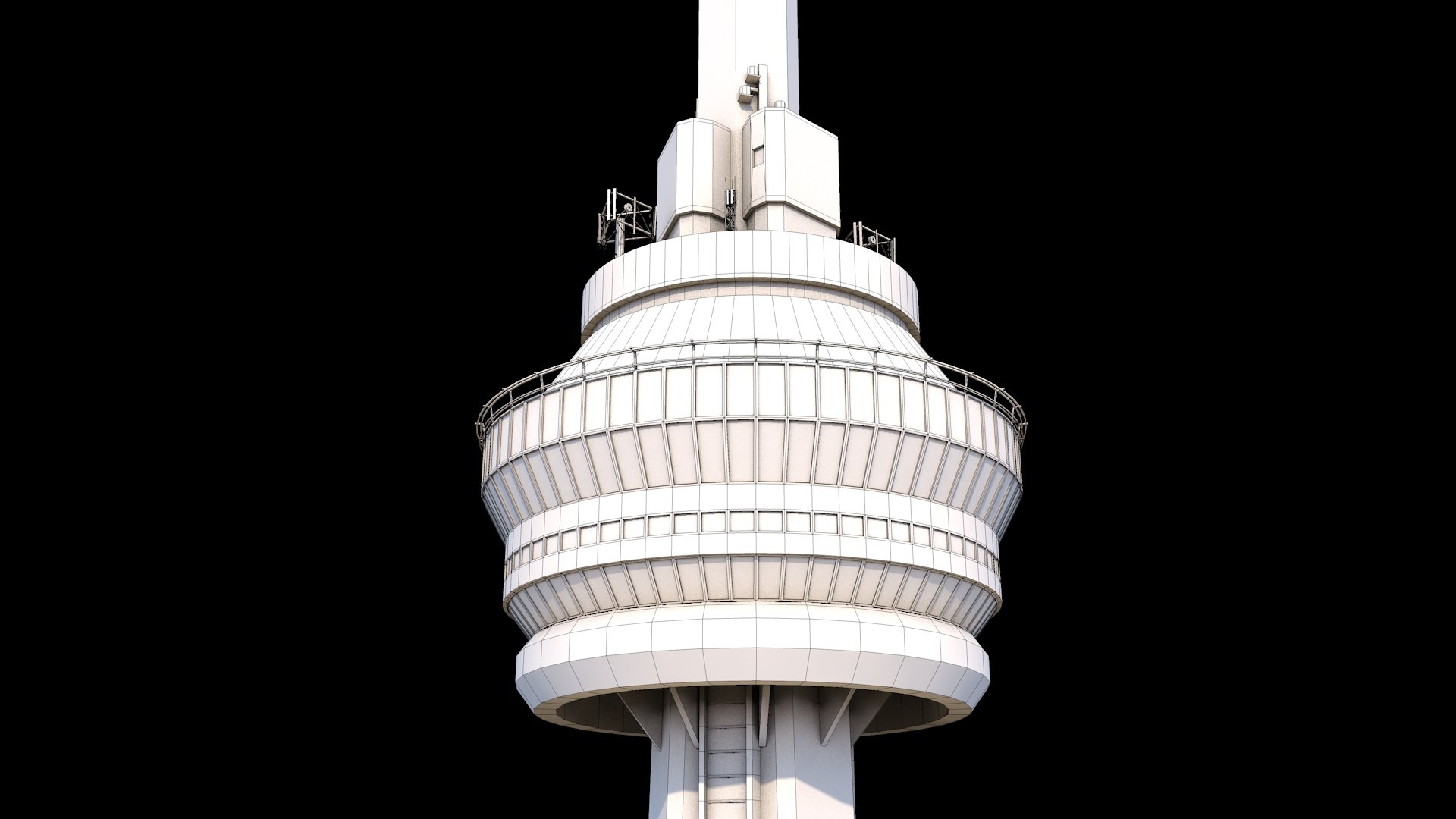 3D Toronto CN Tower Model - TurboSquid 2228889