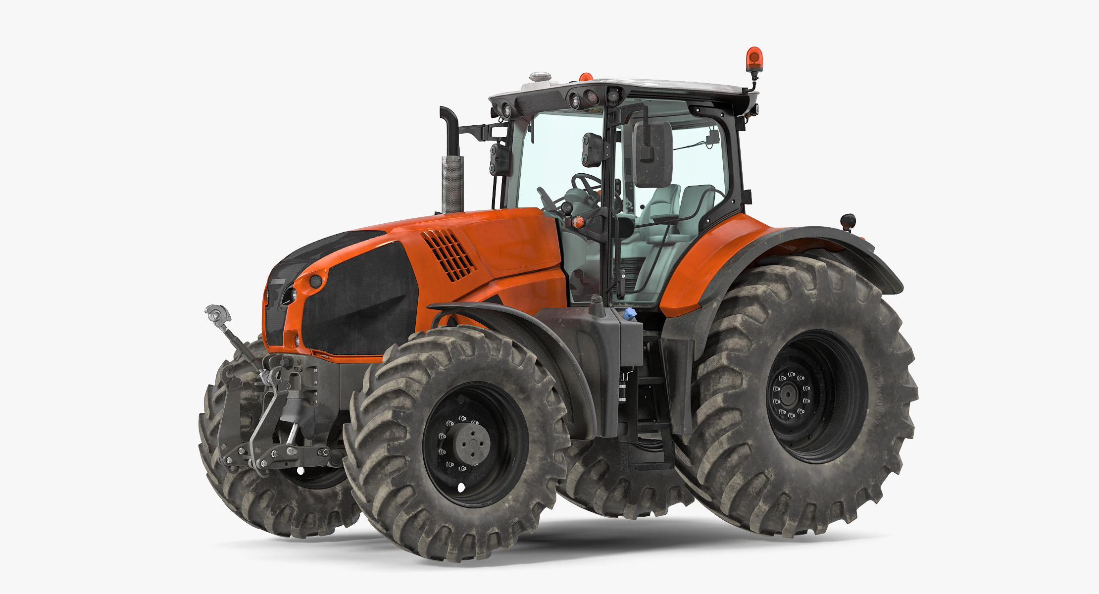 Generic tractor interior dirty 3D - TurboSquid 1374691