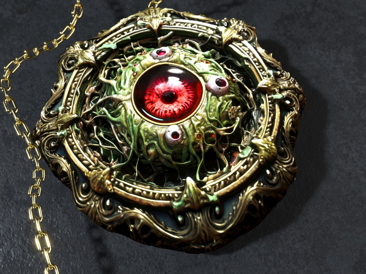 Magic Necklace Pack 3D model - TurboSquid 2178932