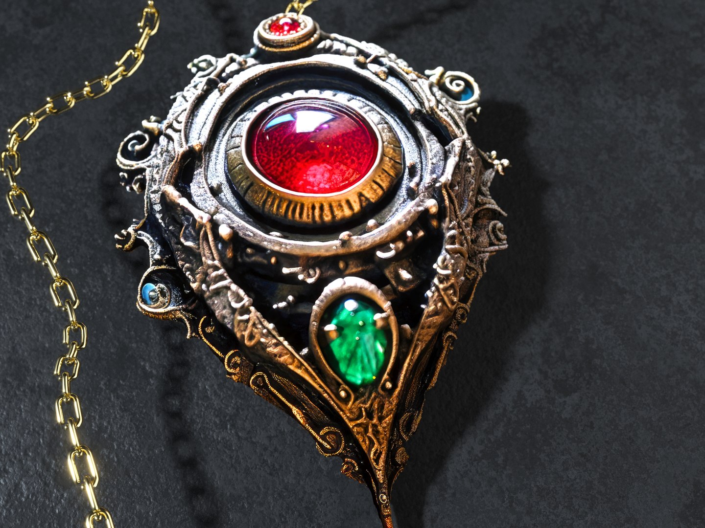 Magic Necklace Pack 3D model - TurboSquid 2178932