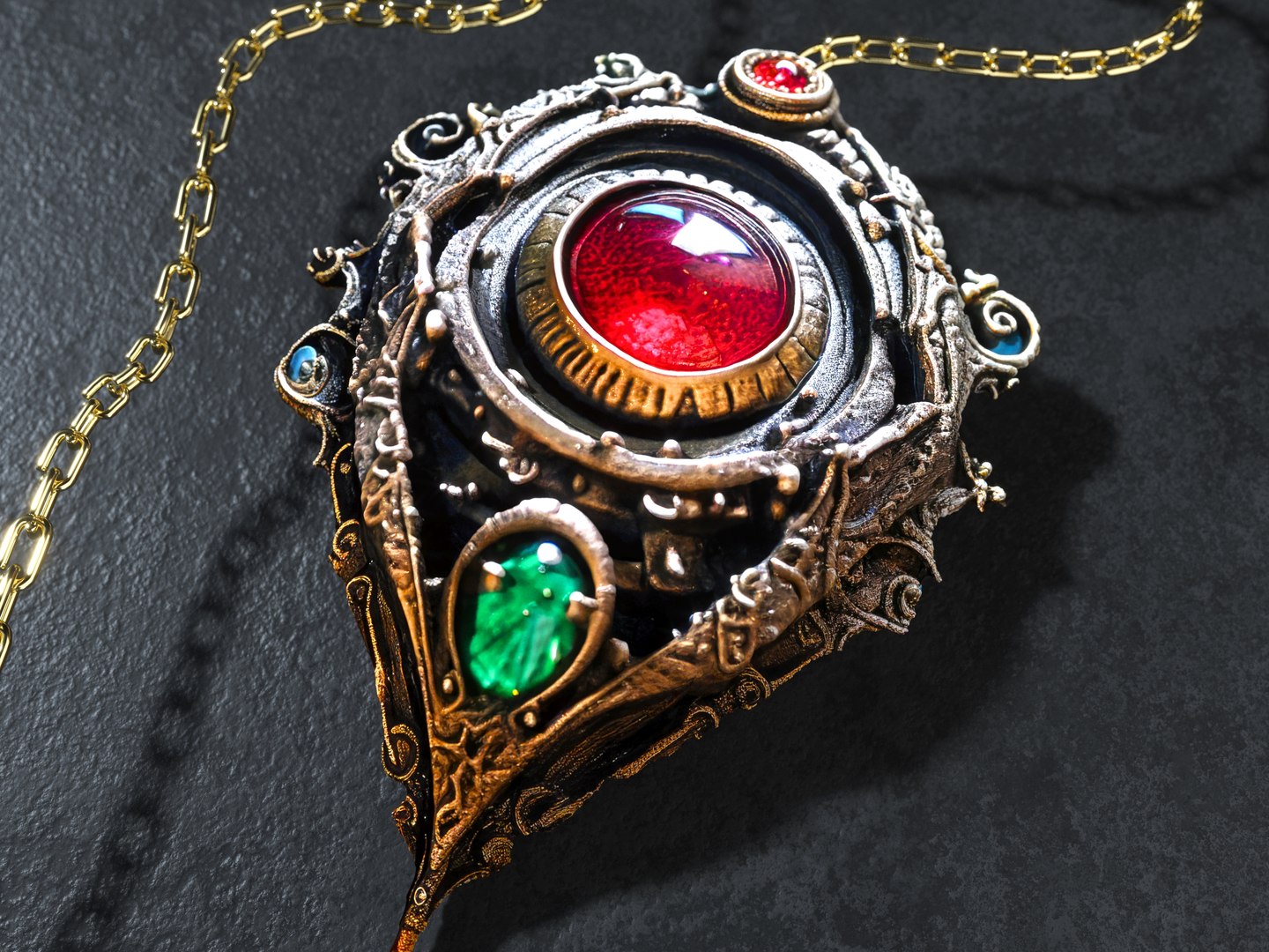Magic Necklace Pack 3D model - TurboSquid 2178932