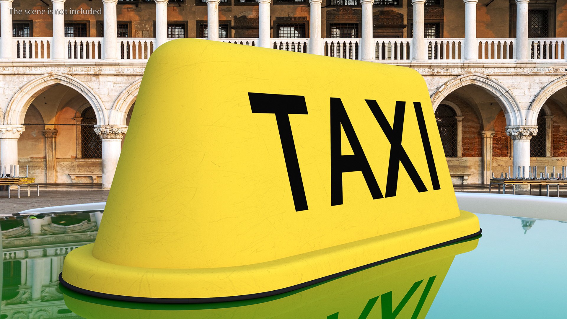 3D Model Taxi LED Roof Light - TurboSquid 2134096