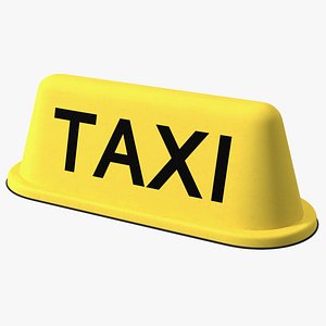 Taxi Sign 3D Models for Download | TurboSquid