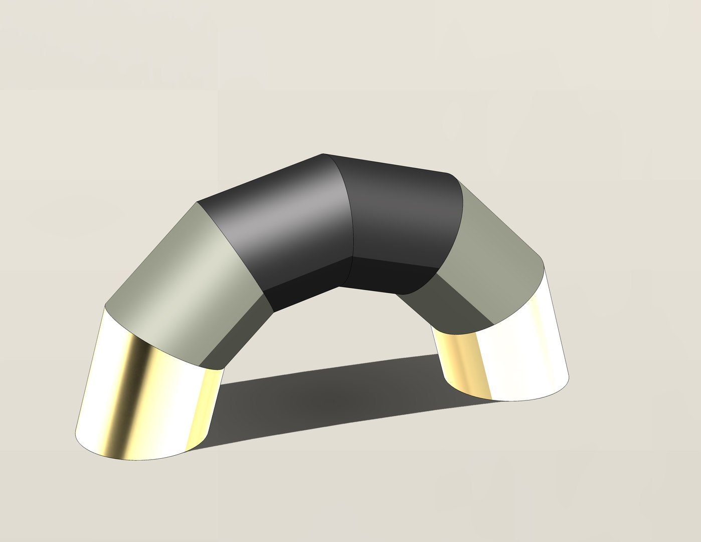 3D Model Standard Elbow 5-40 Inch - TurboSquid 1981676