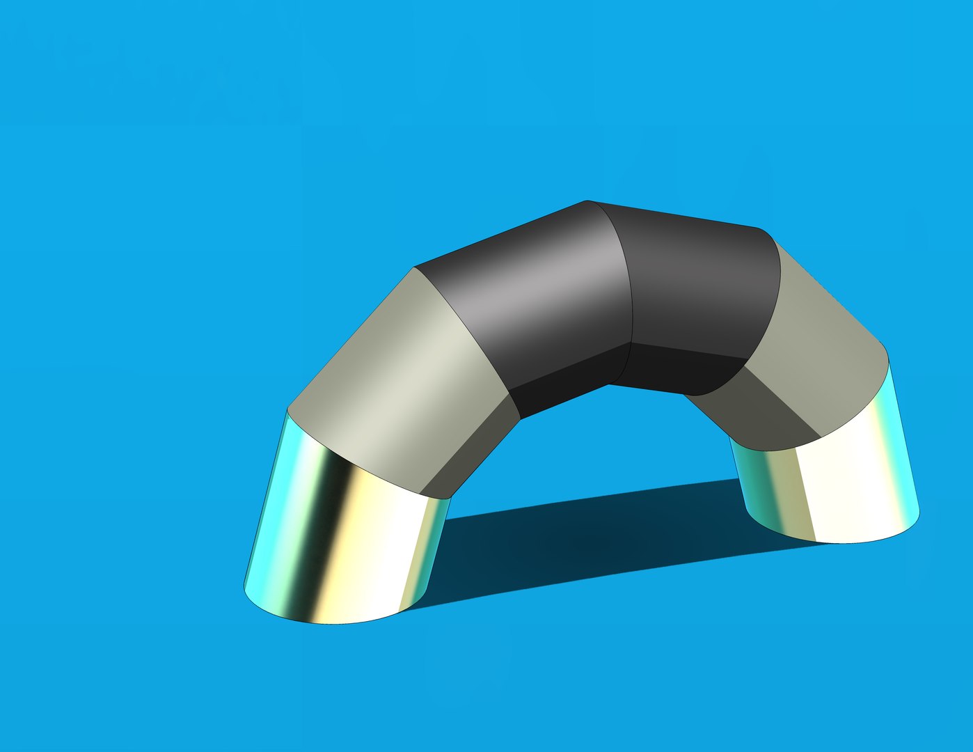3D Model Standard Elbow 5-40 Inch - TurboSquid 1981676