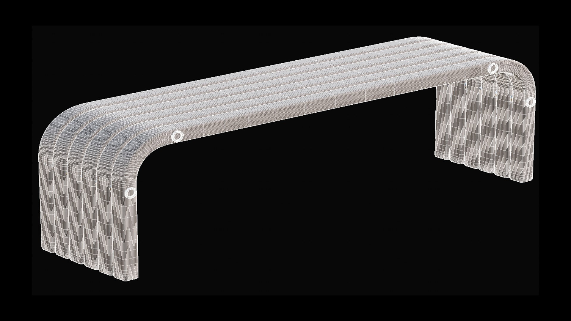 3D City Bench 13 - TurboSquid 2153327