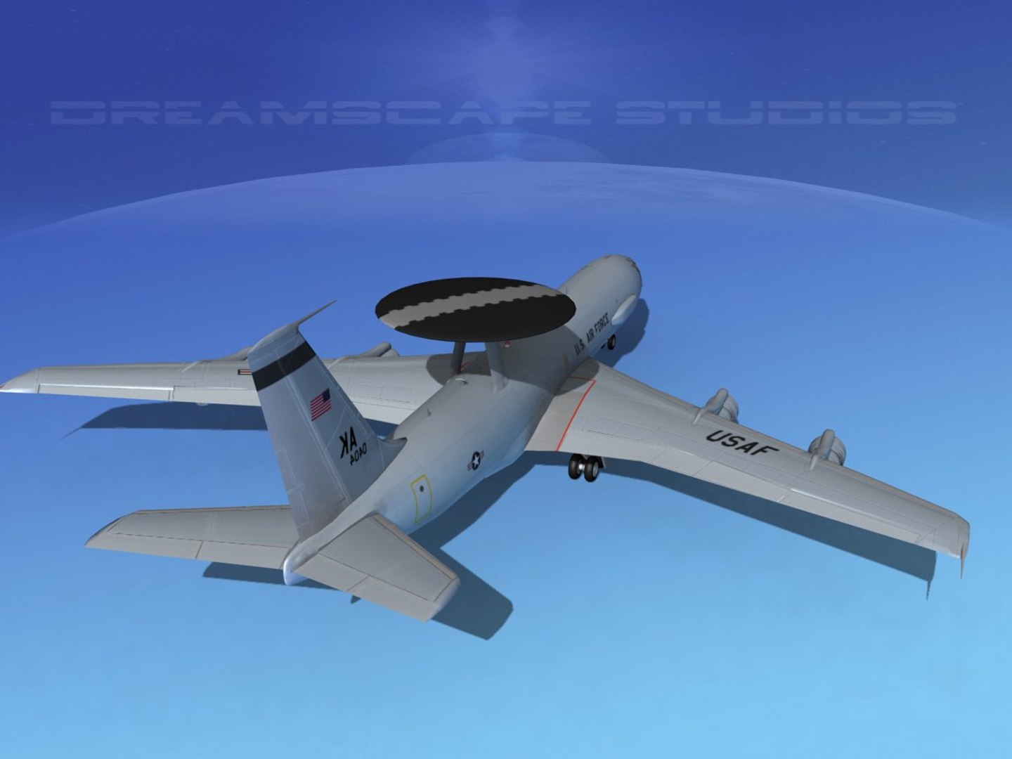 Boeing E-3 Sentry 3d Model