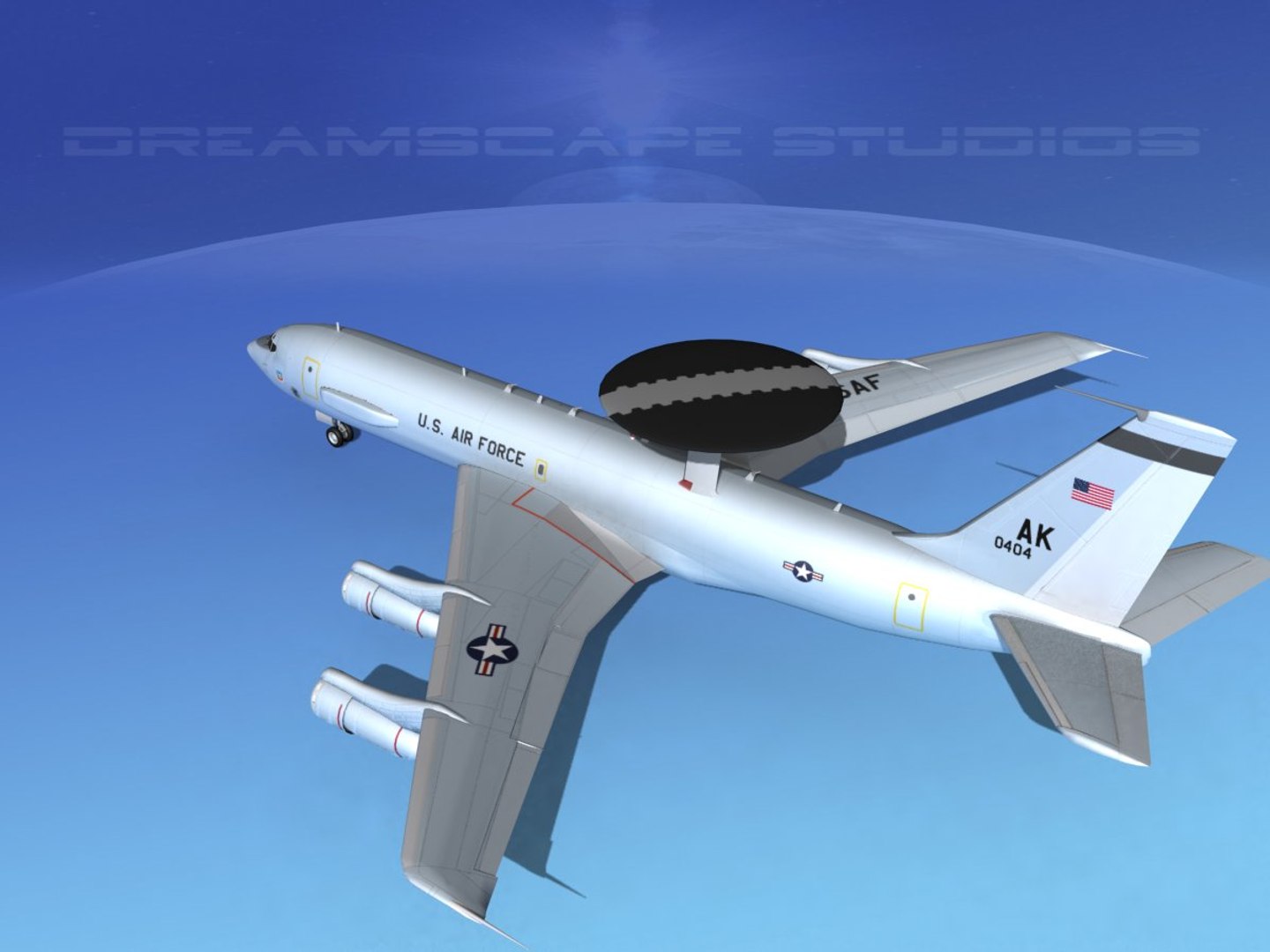 Boeing E-3 Sentry 3d Model