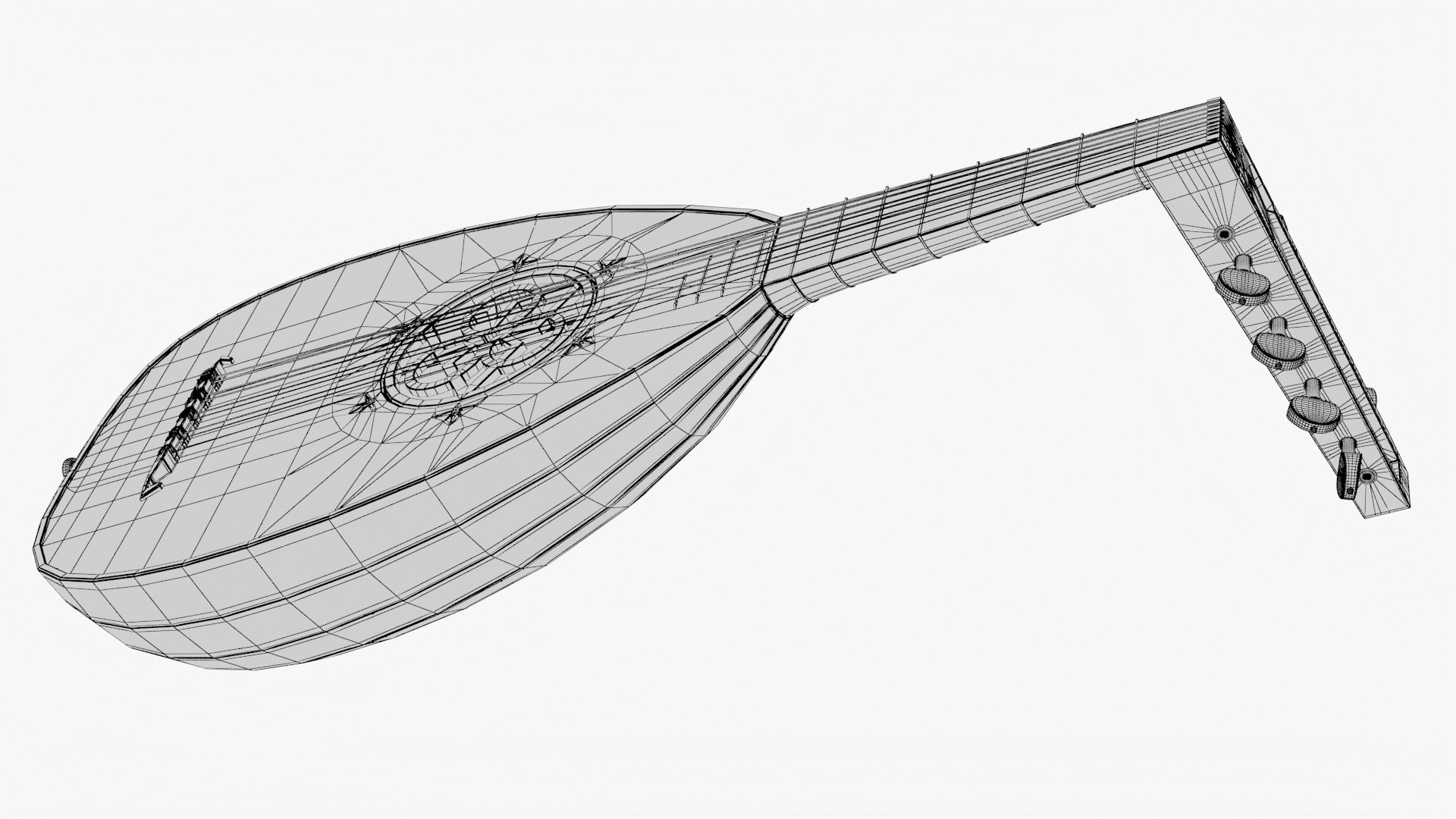 3D Model Lute 01 - TurboSquid 2219602
