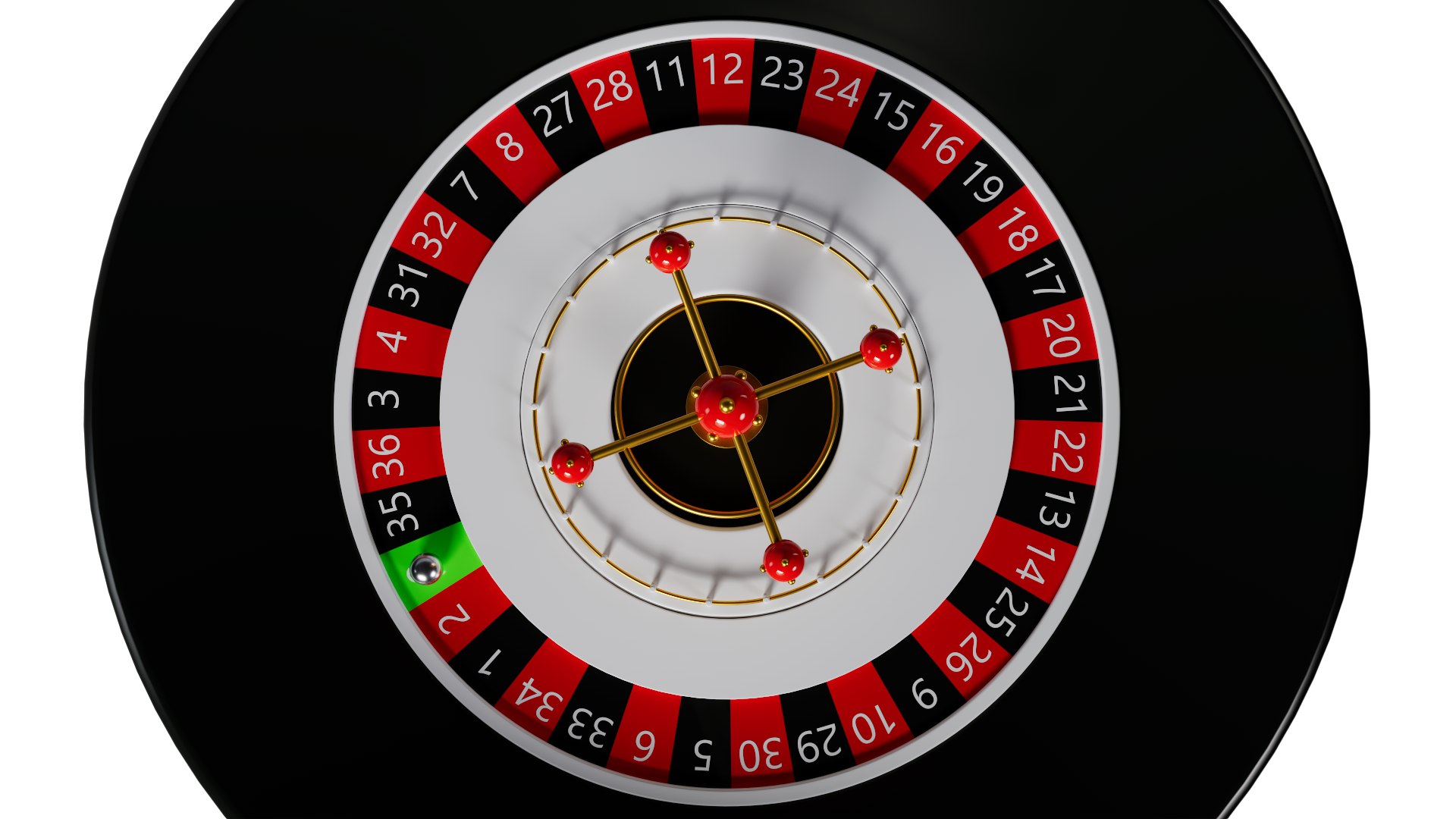 Casino Roulette 2 3D - TurboSquid 2088005