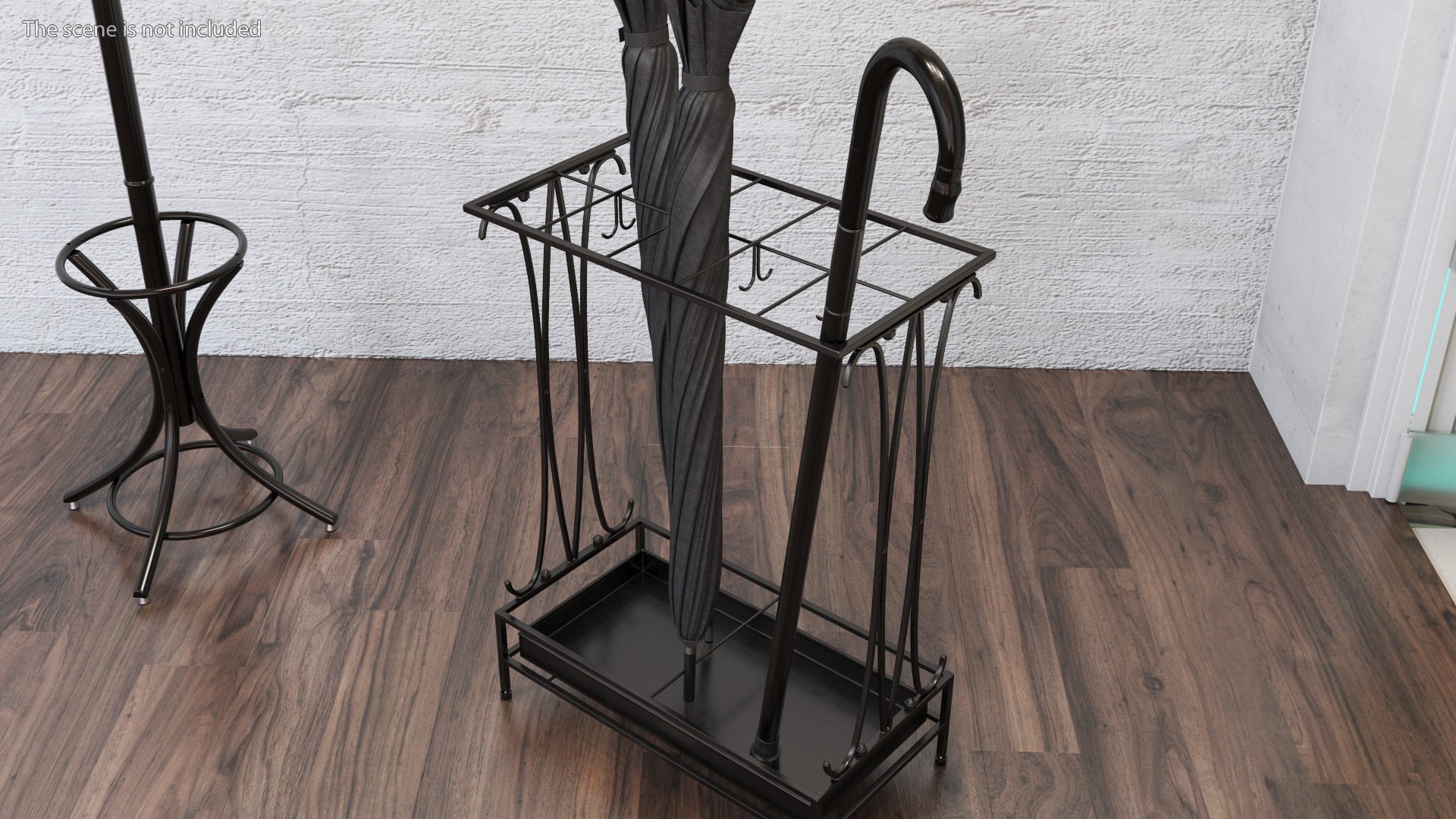 3D Metal Cane Walking Stick - TurboSquid 2113243