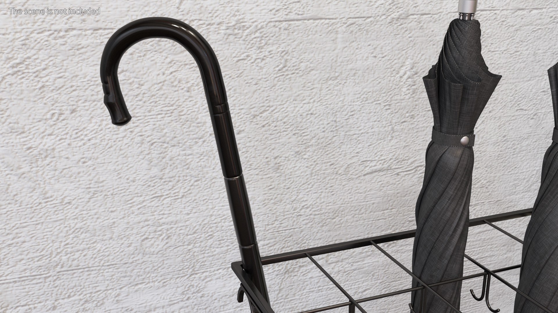 3D Metal Cane Walking Stick - TurboSquid 2113243