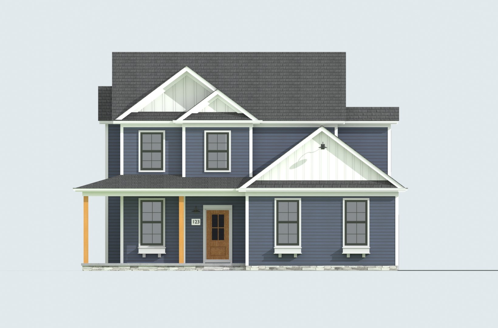 House Real Estate 3D Model - TurboSquid 1581577