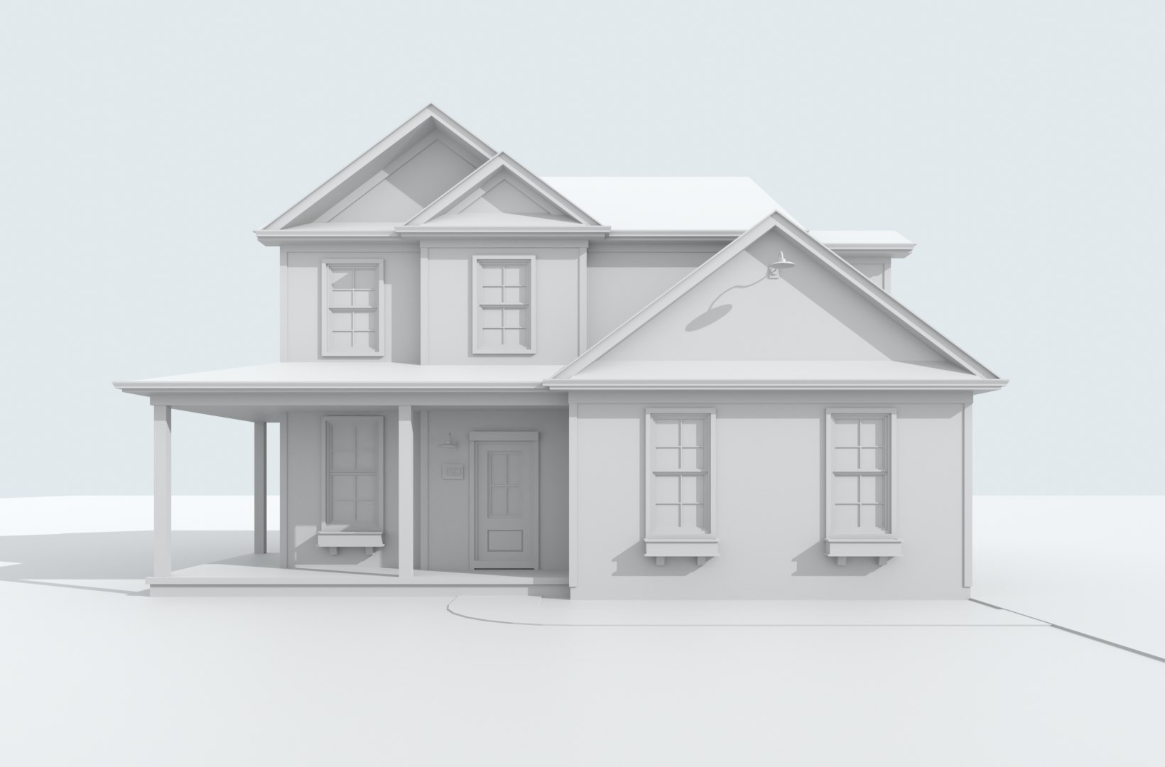 House Real Estate 3D Model - TurboSquid 1581577