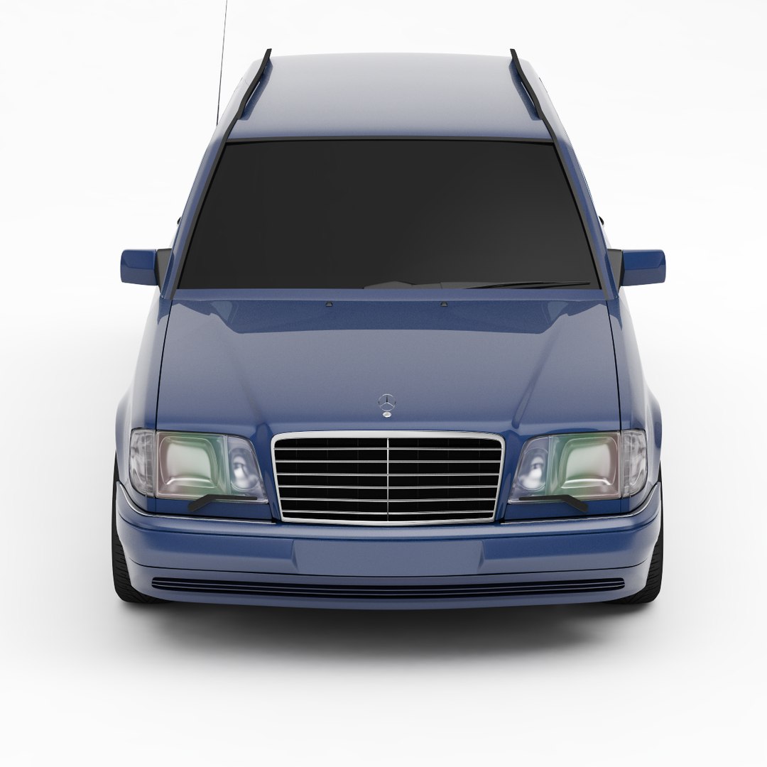 Mercedes-benz E-class W124 Touring 3d Max