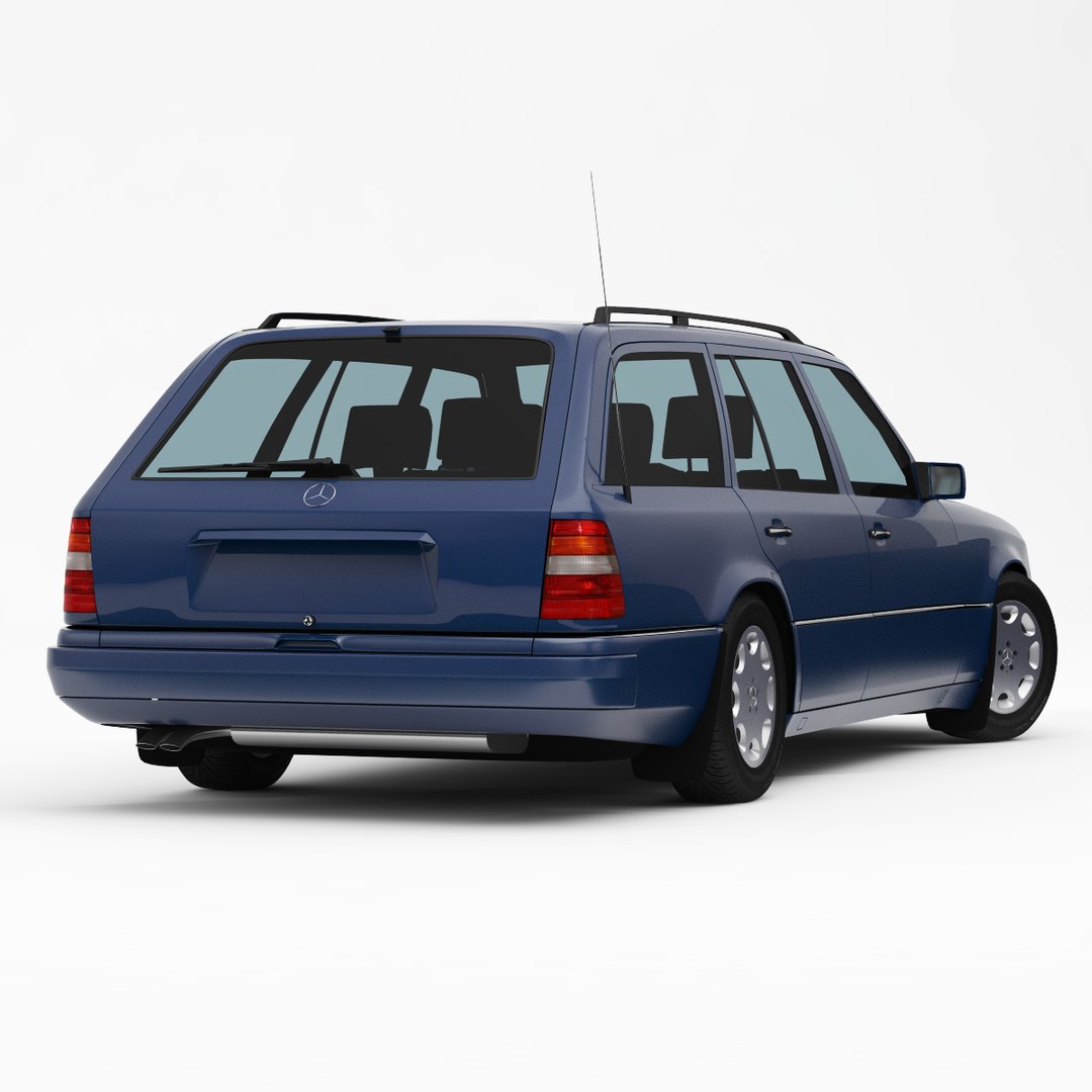 Mercedes-benz E-class W124 Touring 3d Max