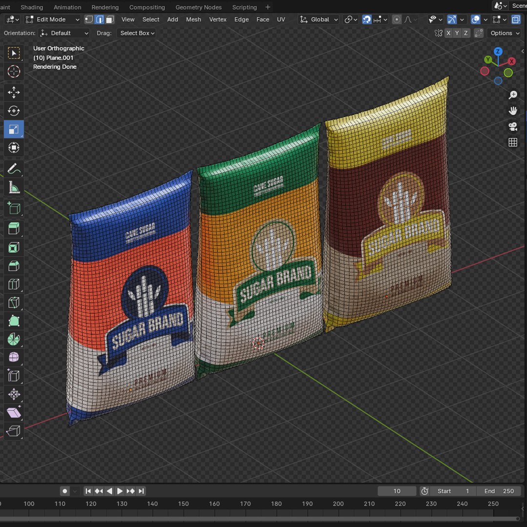 Sugar Model - TurboSquid 2307385