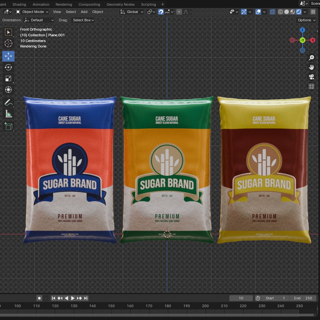 Sugar Model - TurboSquid 2307385