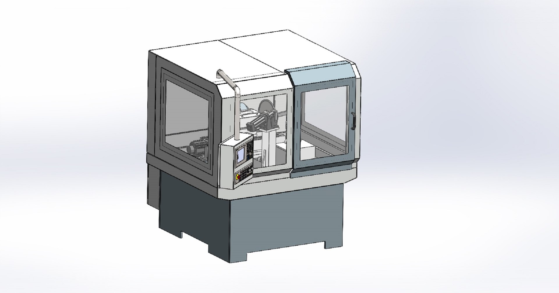 CNC Deburring Machine 3D model - TurboSquid 1844373