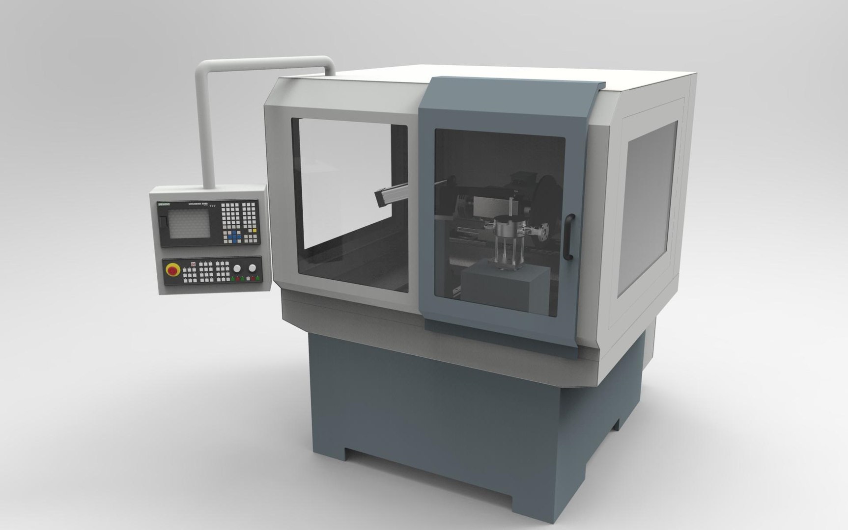 CNC Deburring Machine 3D model - TurboSquid 1844373
