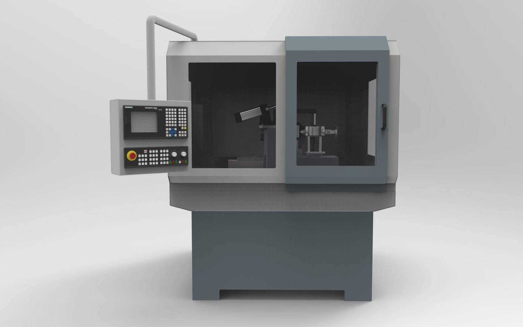 CNC Deburring Machine 3D model - TurboSquid 1844373