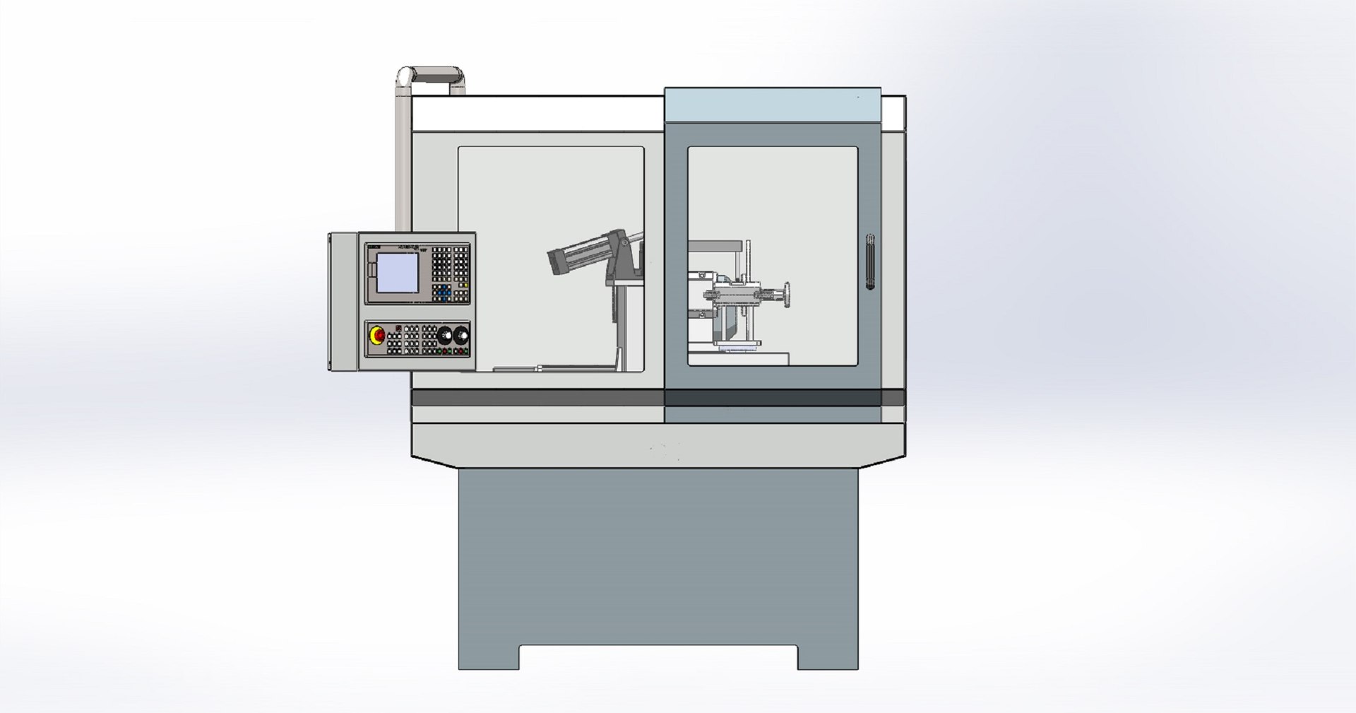 CNC Deburring Machine 3D model - TurboSquid 1844373