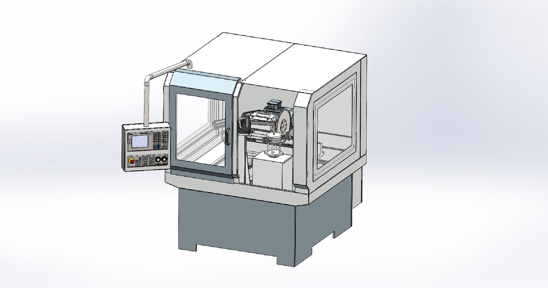 CNC Deburring Machine 3D model - TurboSquid 1844373