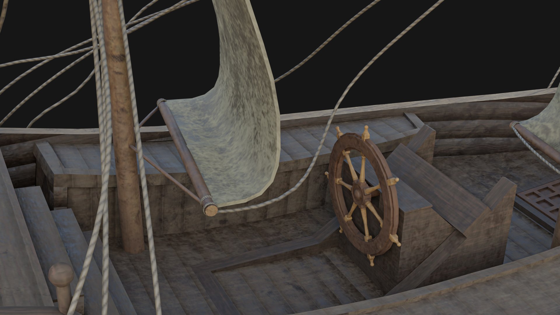 3D Sailing Ship Barque - TurboSquid 1792499