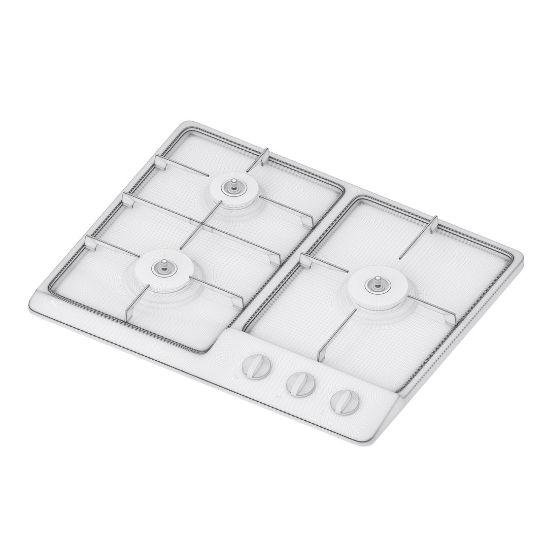 SK Magic Gas Cooktop2 3D Model - TurboSquid 1973059