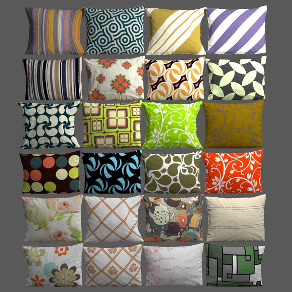 3d pillows seamless model