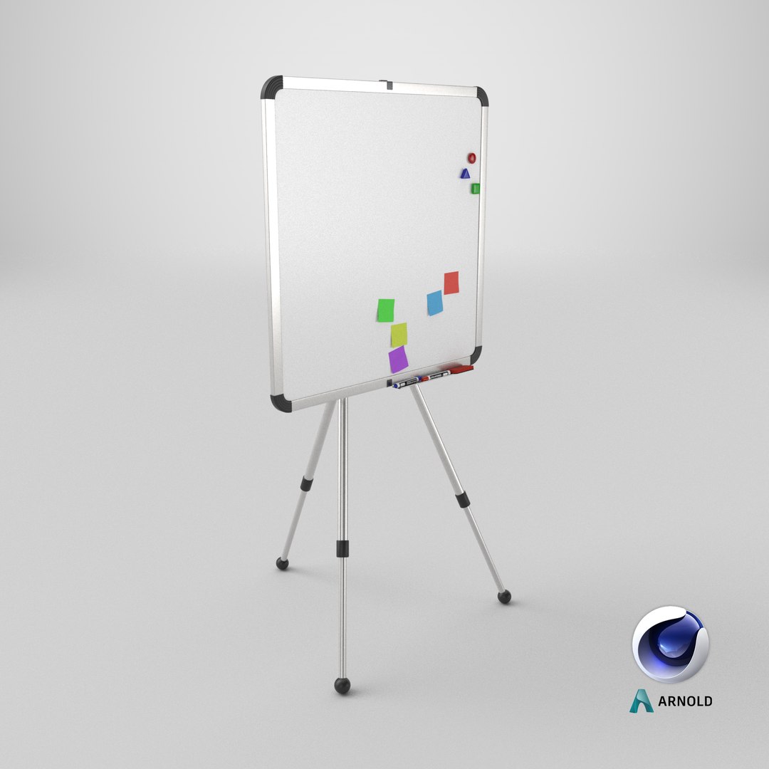 3D Customizable Metal Whiteboard With Stand - Square Writing Board ...