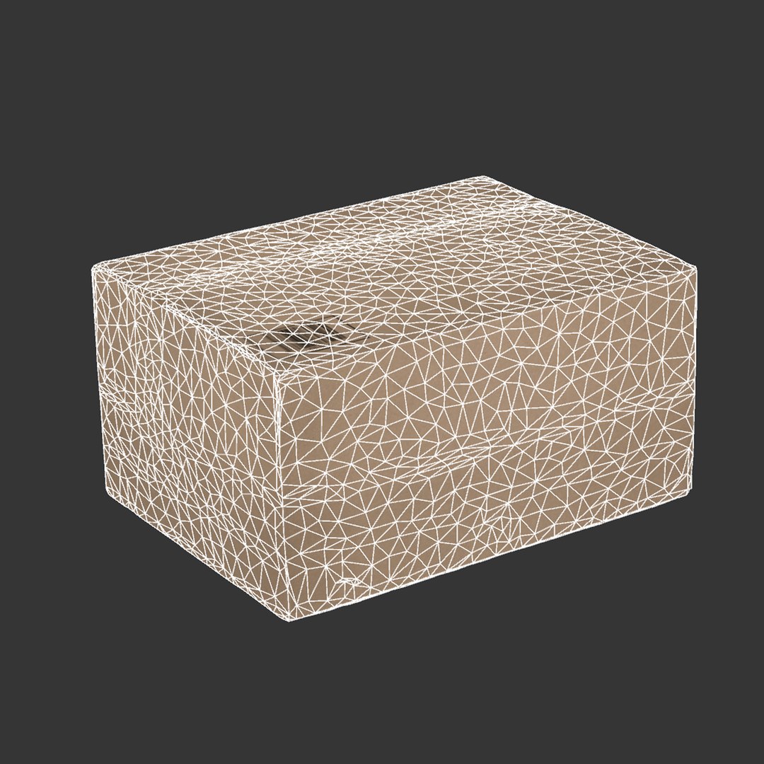 Cardboard Box Model - TurboSquid 2366056