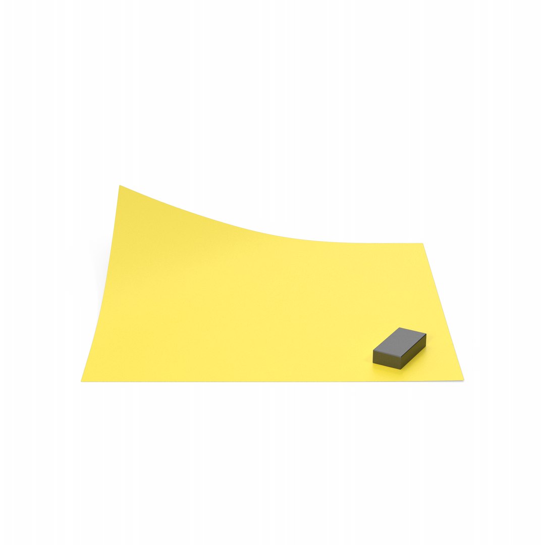Sticky Note With Magnet Model - TurboSquid 2100541