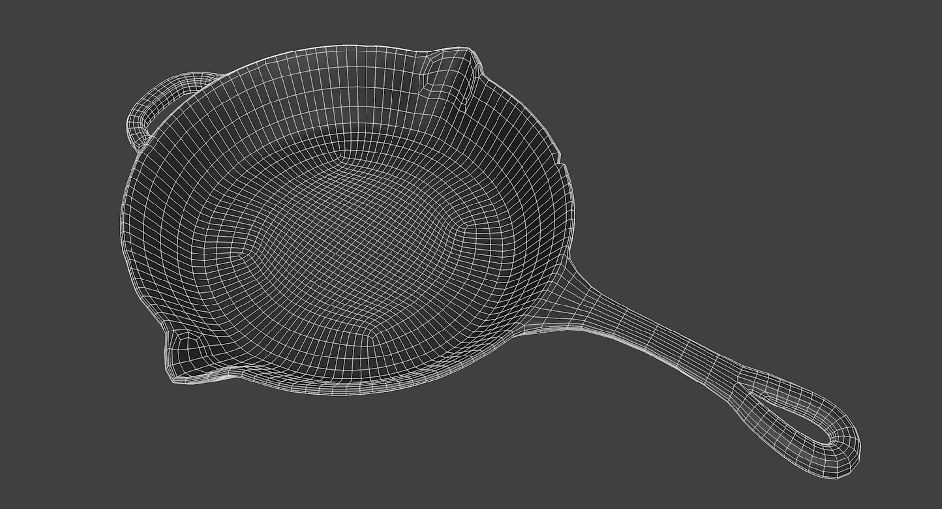 Cast Iron Skillet - 3D Model - TurboSquid 1328661