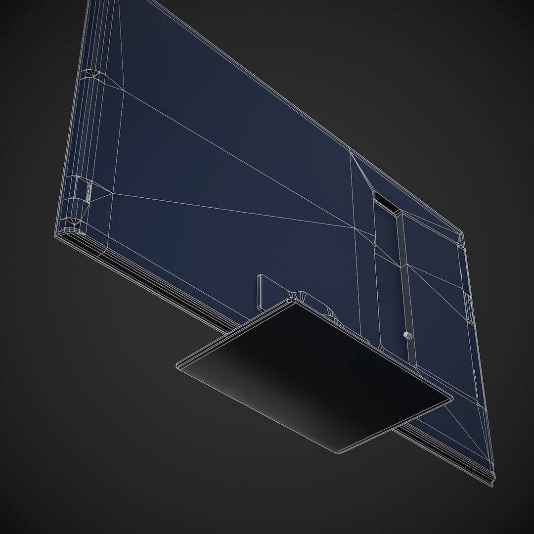 3d Model Real-time Ready Flatscreen Tv