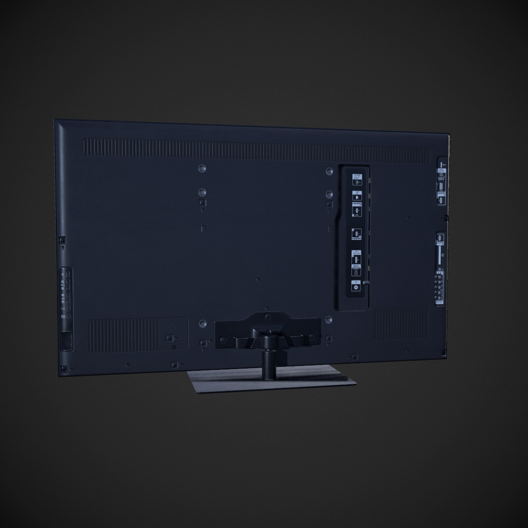 3d Model Real-time Ready Flatscreen Tv