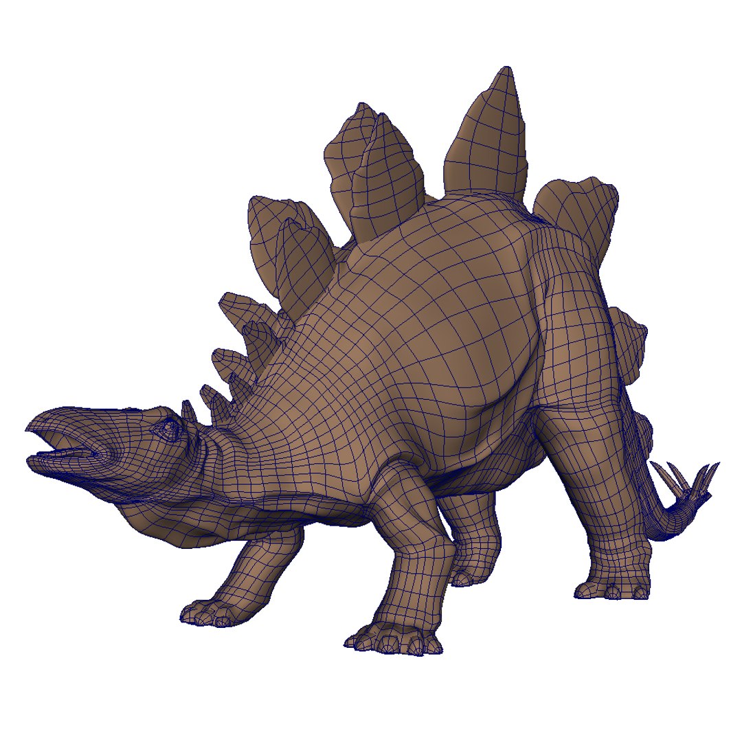 3d Ma Stegasaurus Stegosaurus Stegosaurid