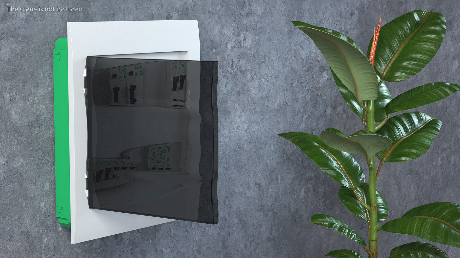 3D Schneider Electrical Enclosure With Circuit Breakers - TurboSquid ...