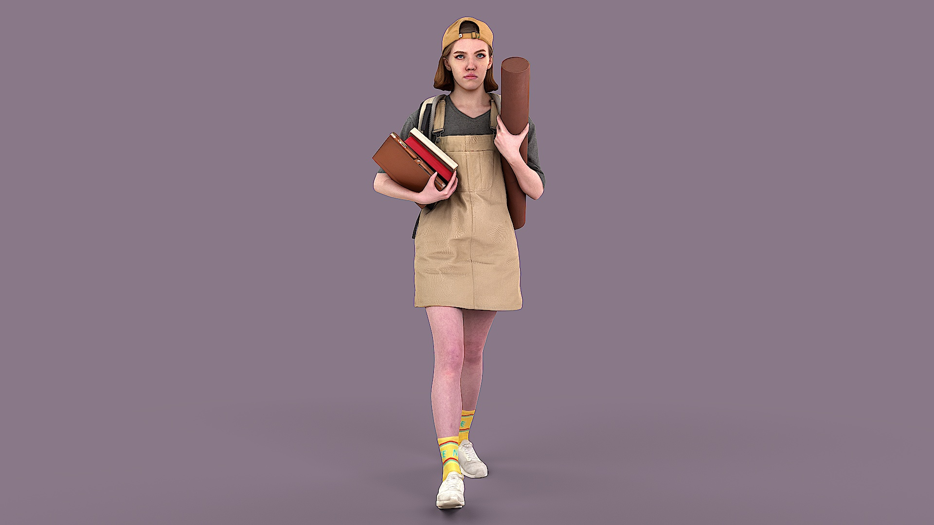 Student Girl 3D - TurboSquid 2004113